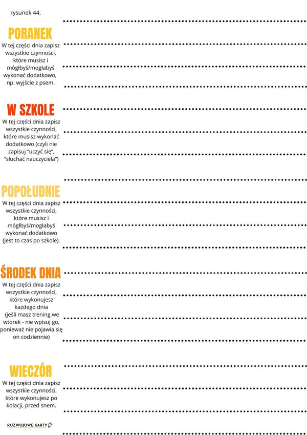 Godzina wychowawcza - klasy 4-8 – Rozwojowe Karty